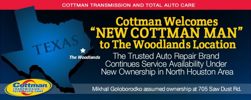 Cottman Transmission and Total Auto Care Welcomes New “Cottman Man” to ...