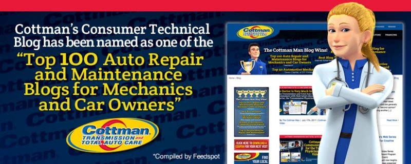 Cottman’s Blog Reaches Top 100 Auto Repair and Maintenance Blogs for ...